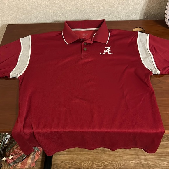 NCAA | Shirts | Ncaa Red Collared Alabama Polo Shirt Large | Poshmark